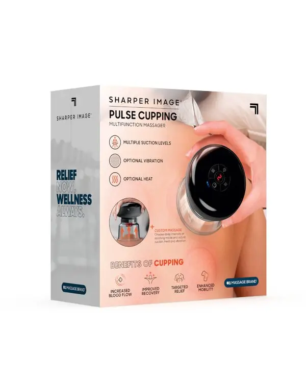 SHARPER IMAGE Pulse Cupping Multifunction Massager