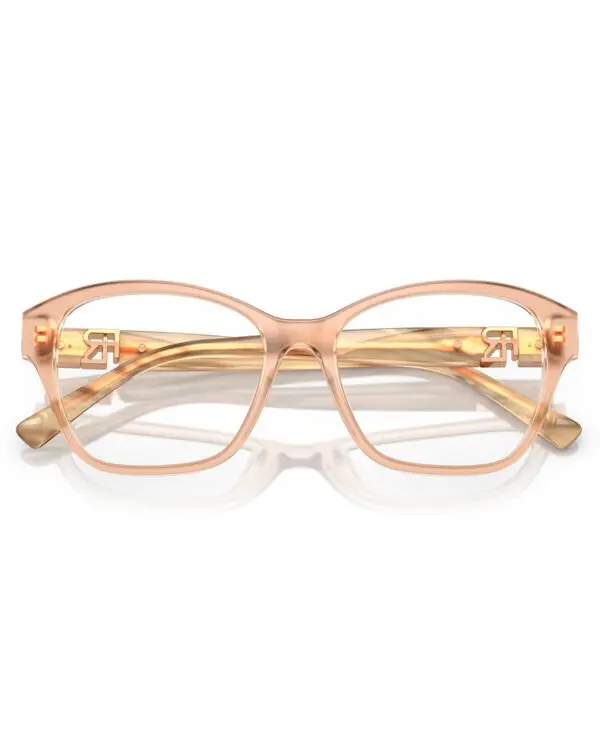 Ralph Lauren Square Eyeglasses - Transparent Pink