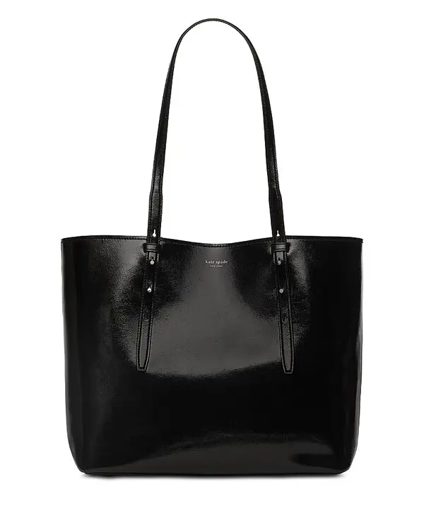 Kate Spade New York Patent Leather Tote - Black