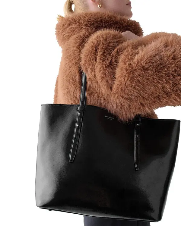 Kate Spade New York Patent Leather Tote - Black