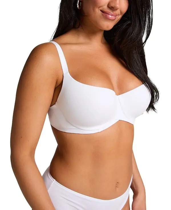 Hunkemoller Cotton Padded Underwired Bra - Bright White