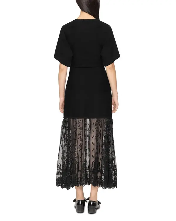 Buy Sea Diane Knit Lace Dress - Black At 40% Off | Editorialist