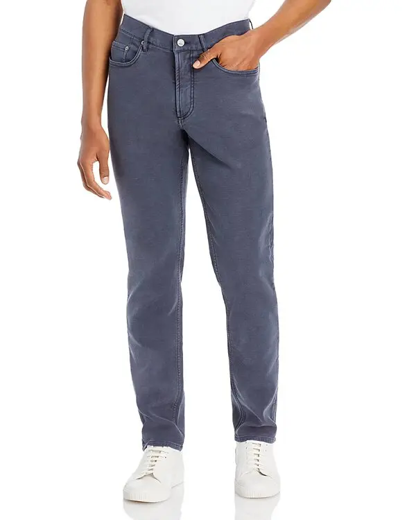 Faherty Brand Slim Fit Stretch Terry Pants - Navy