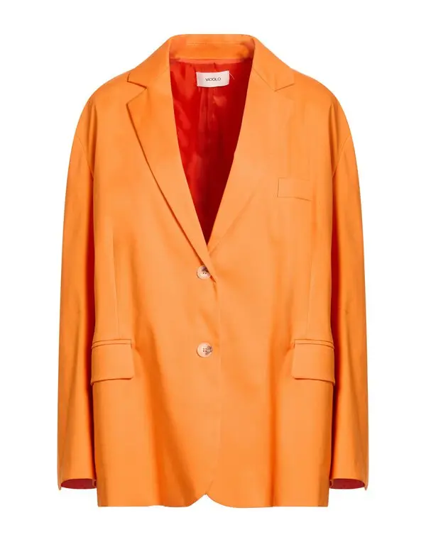 VICOLO Single-breasted Twill Blazer