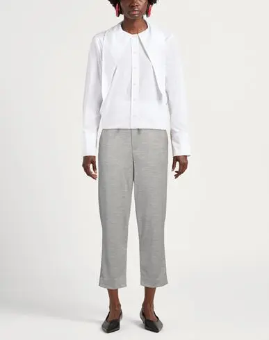 CIRCOLO 1901 Virgin Wool And Polyamide Tapered Pants - Grey