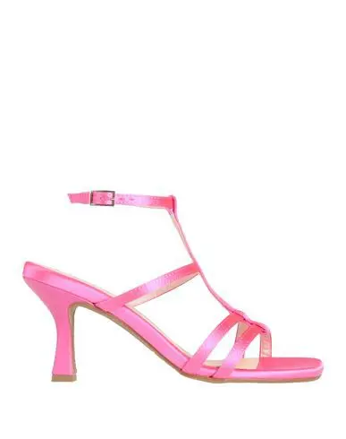 LORENZO MARI Textile Sandals - Fuchsia