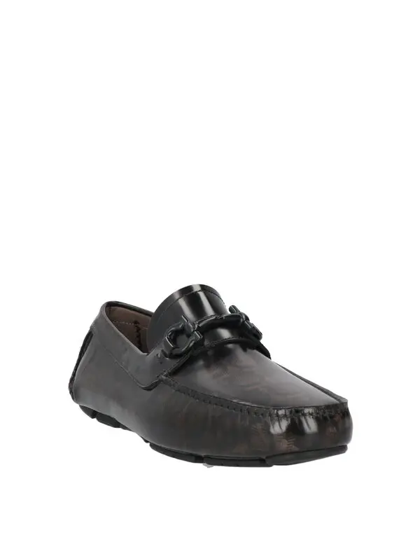 FERRAGAMO Loafers In Leather - Brown
