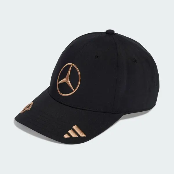 Adidas Mercedes-amg Petronas Formula One Team George Russell Las Vegas Cap - Black / Rose Gold Metallic