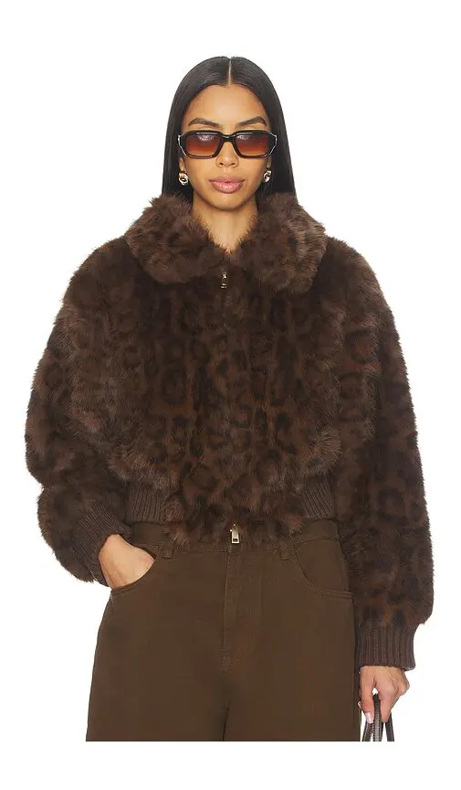 BUBISH Hailey Faux Fur Bomber