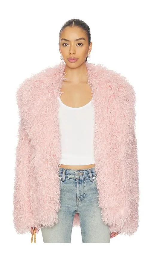 ANIYE BY Poison Faux Fur Jacket