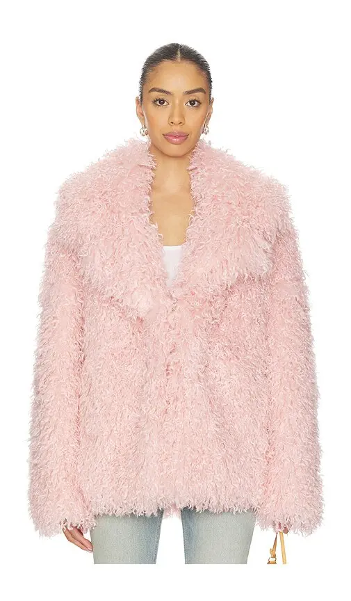 ANIYE BY Poison Faux Fur Jacket