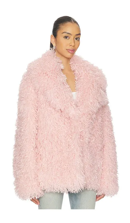 ANIYE BY Poison Faux Fur Jacket