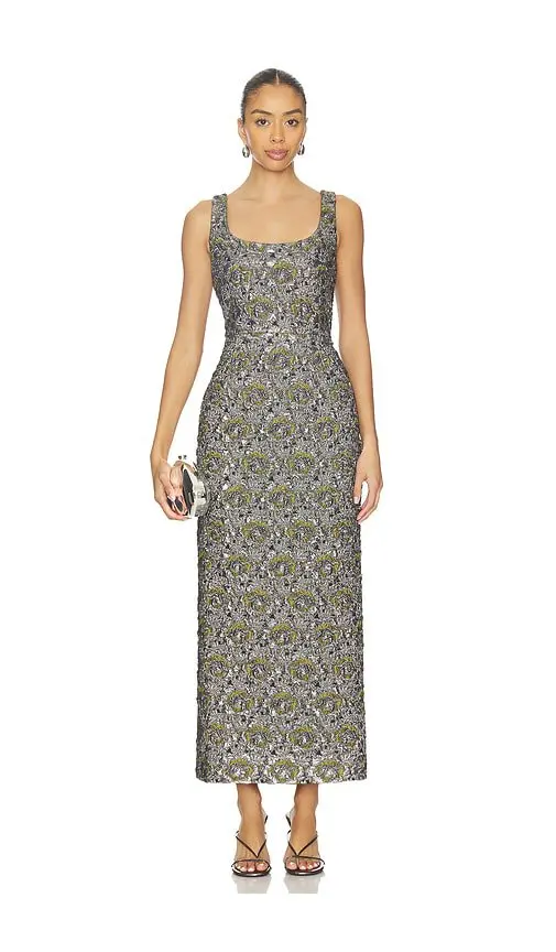 Simkhai Ravenna Midi Dress - Black Multi