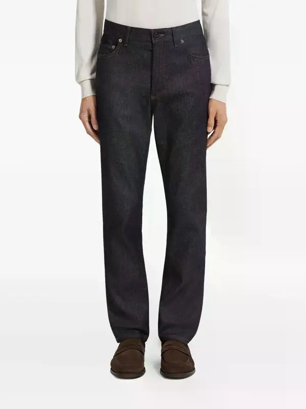 Zegna Roccia Five-pocket Jeans - Blue