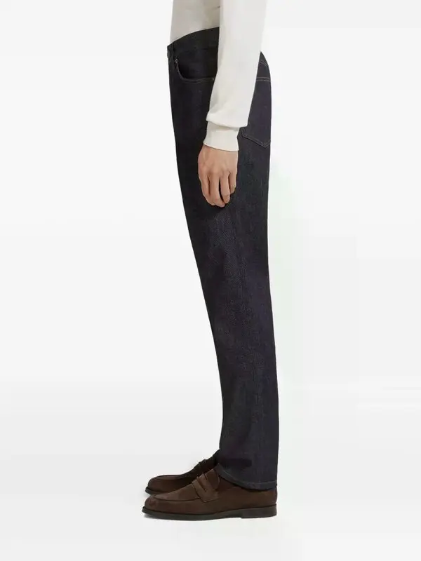 Zegna Roccia Five-pocket Jeans - Blue