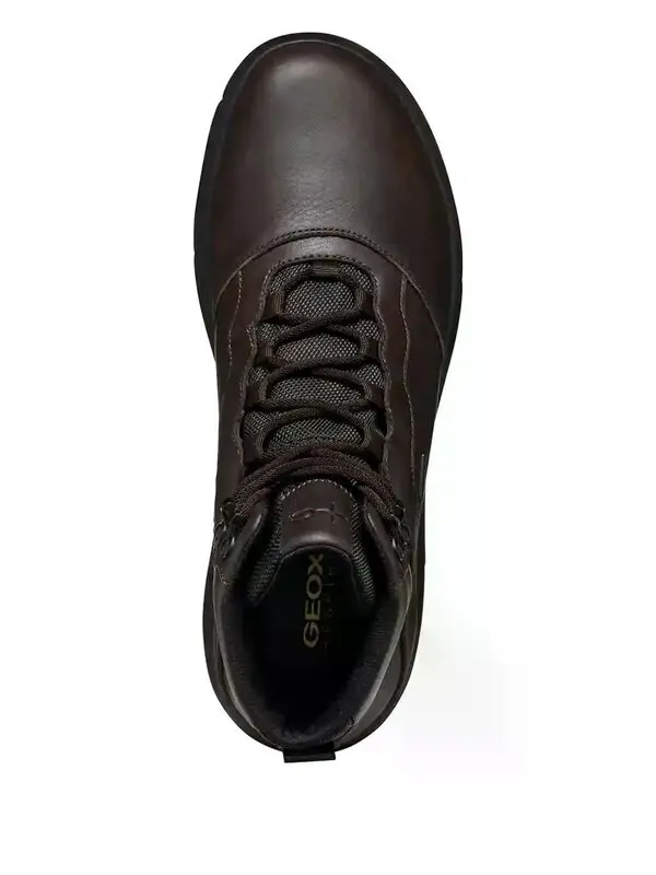 Geox Lace-up Leather Boots