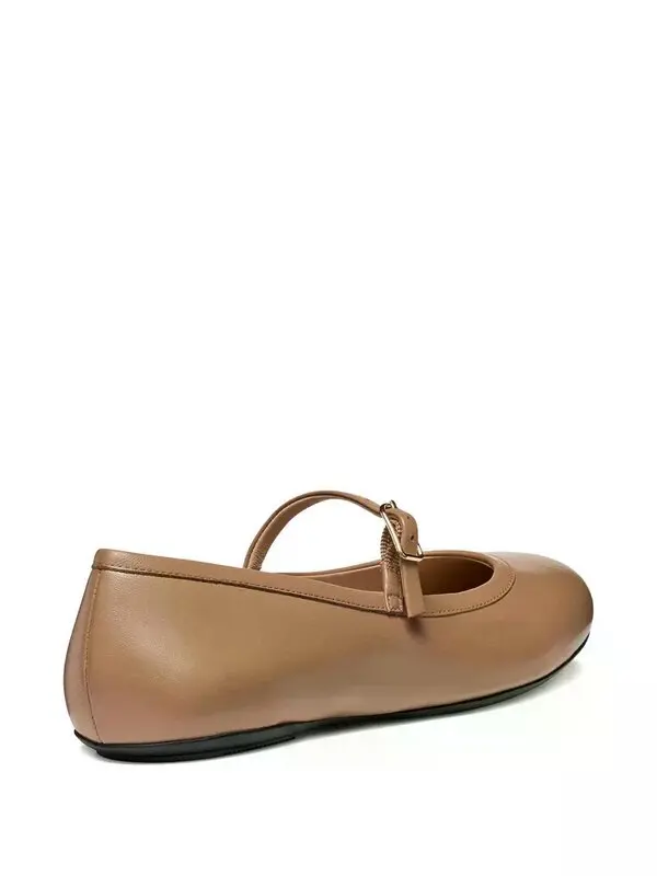 Geox Leather Ballet Flats - Neutrals
