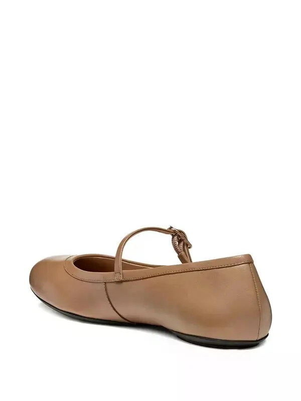 Geox Leather Ballet Flats - Neutrals