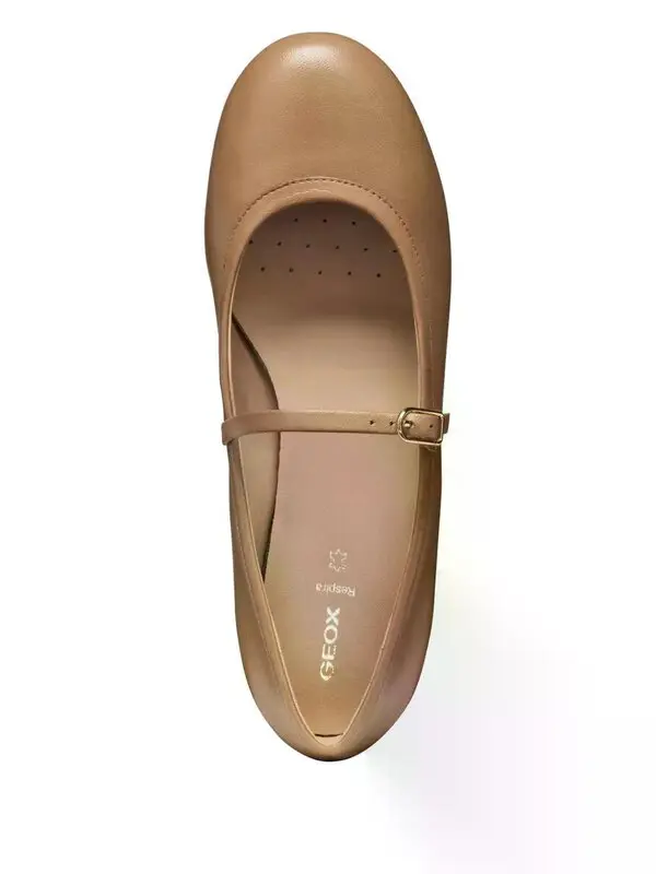 Geox Leather Ballet Flats - Neutrals