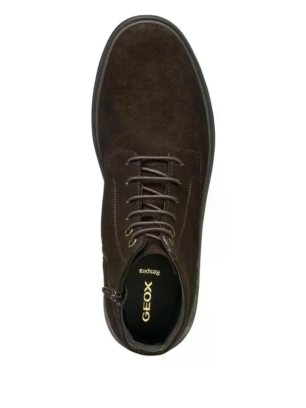 Geox Lace-up Suede Boots