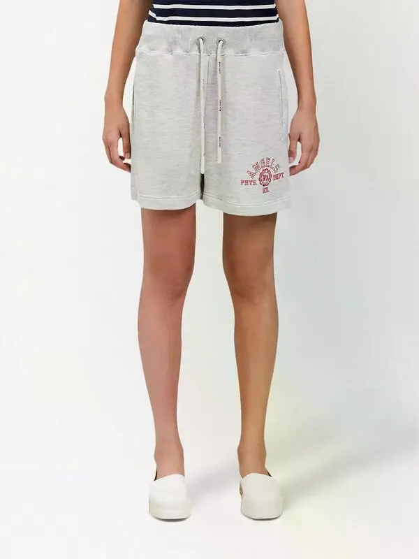 Palm Angels College Logo-print Track Shorts