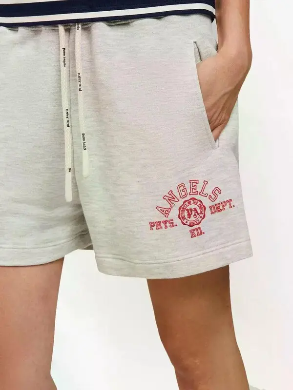 Palm Angels College Logo-print Track Shorts