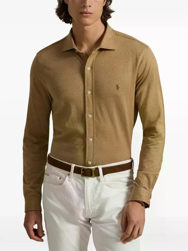 Polo Ralph Lauren Logo-embroidered Shirt - Brown