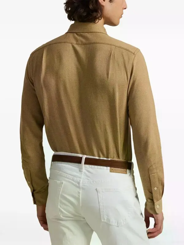 Polo Ralph Lauren Logo-embroidered Shirt - Brown