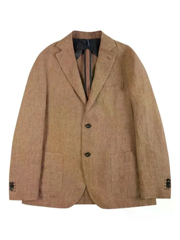 Incotex Single-breasted Linen Jacket