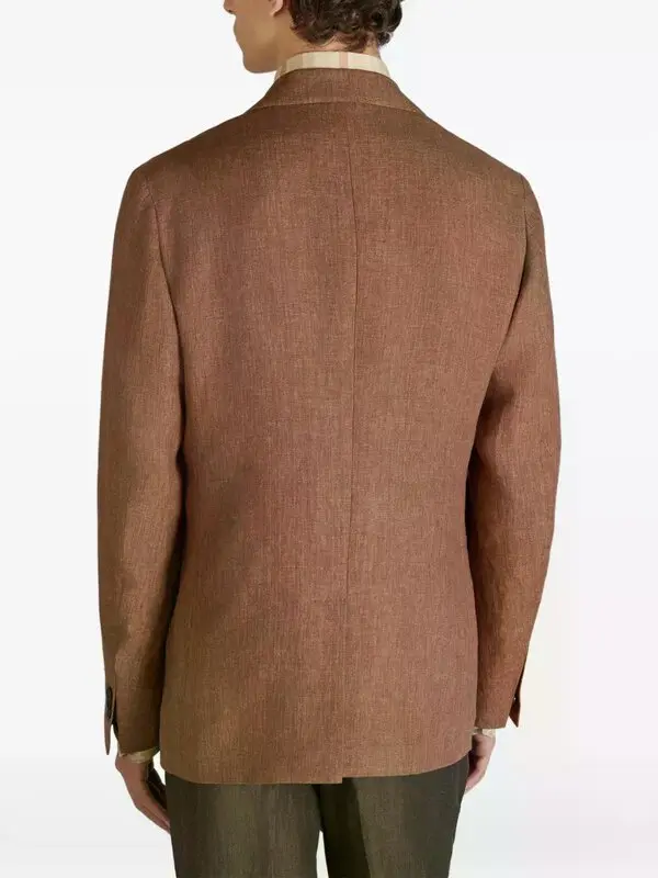 Incotex Single-breasted Linen Jacket