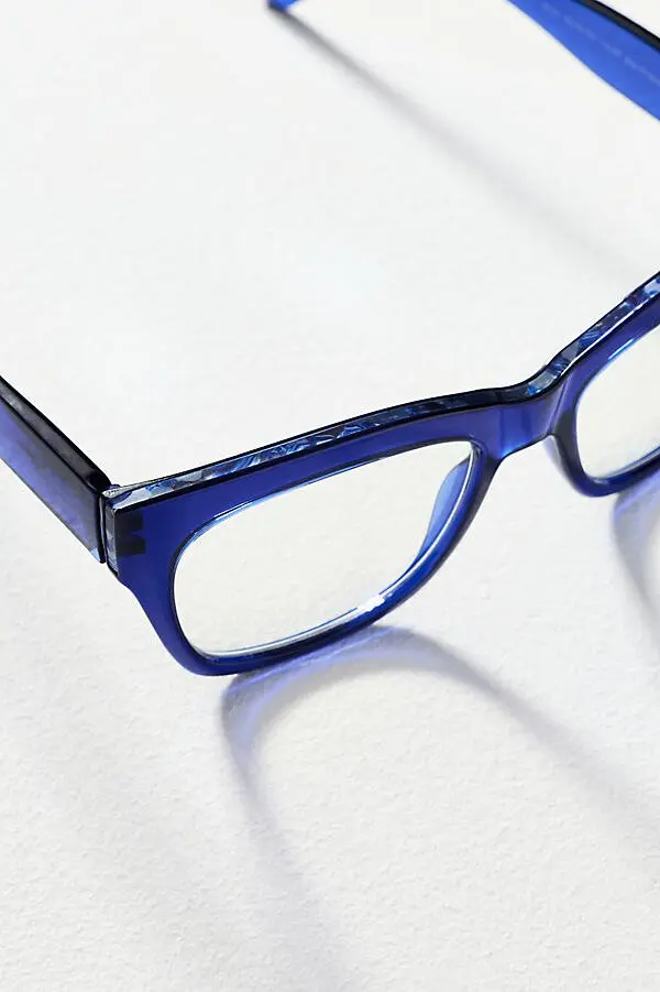 PEEPERS Translucent Square Readers - Navy