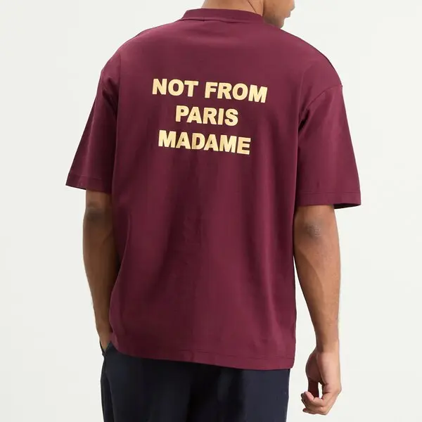 Drole De Monsieur Slogan T-shirt - Wine