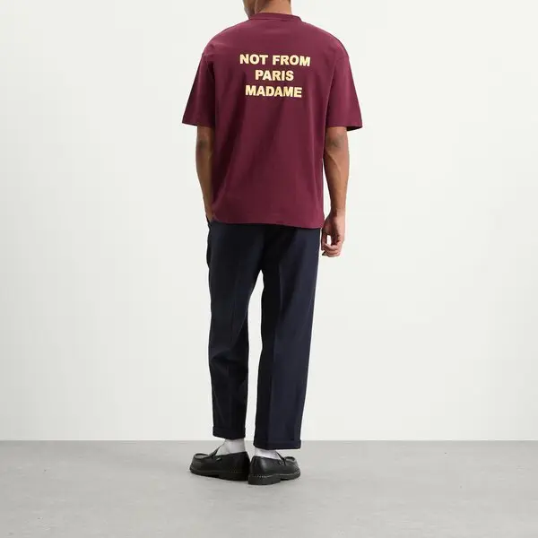 Drole De Monsieur Slogan T-shirt - Wine
