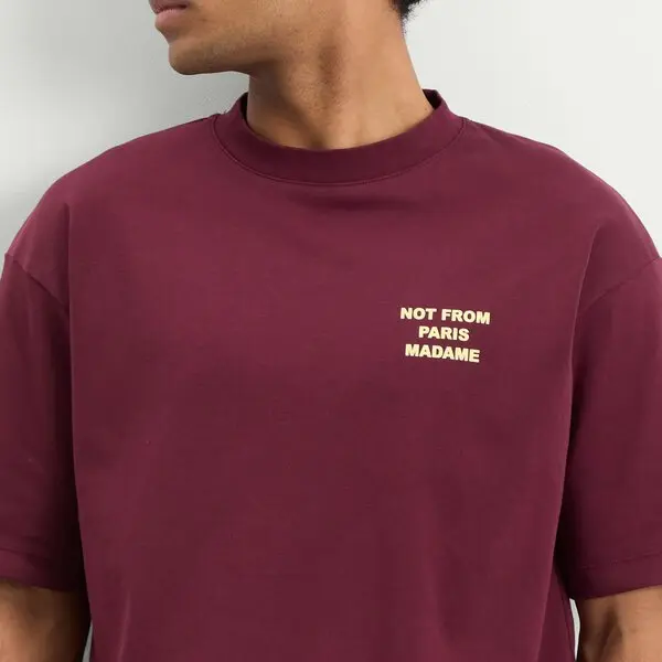 Drole De Monsieur Slogan T-shirt - Wine