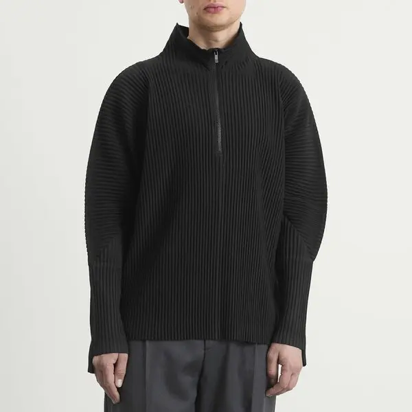 Issey Miyake Quarter Zip Top