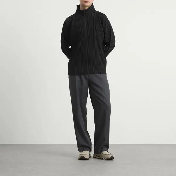 Issey Miyake Quarter Zip Top