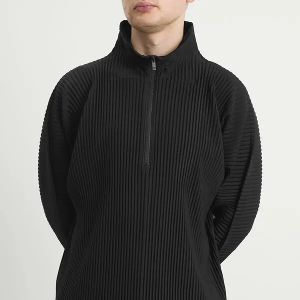 Issey Miyake Quarter Zip Top