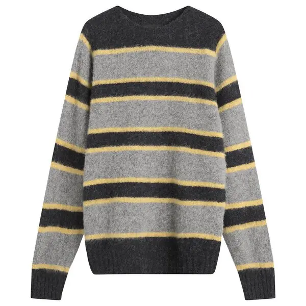 Howlin' Absolute Belter Stripe Jumper - Charcoal