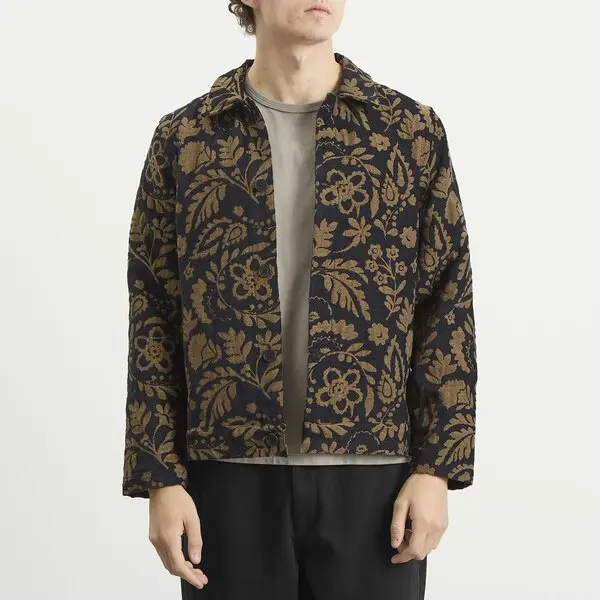 WAX LONDON Iggy Chenille Jacquard Shirt Jacket