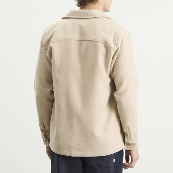 WAX LONDON Lomond Thick Wool Blend Overshirt