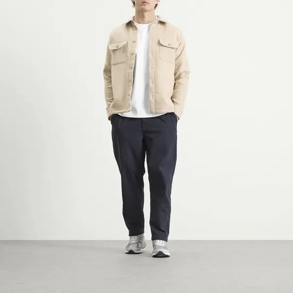 WAX LONDON Lomond Thick Wool Blend Overshirt