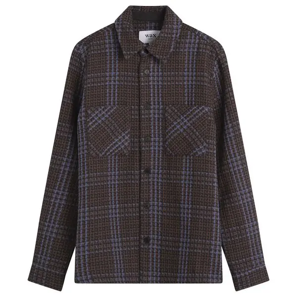 WAX LONDON Whiting Skate Check Overshirt