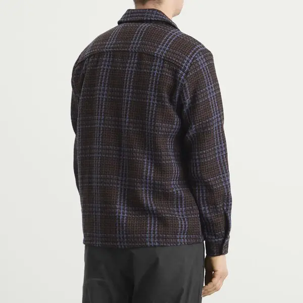 WAX LONDON Whiting Skate Check Overshirt