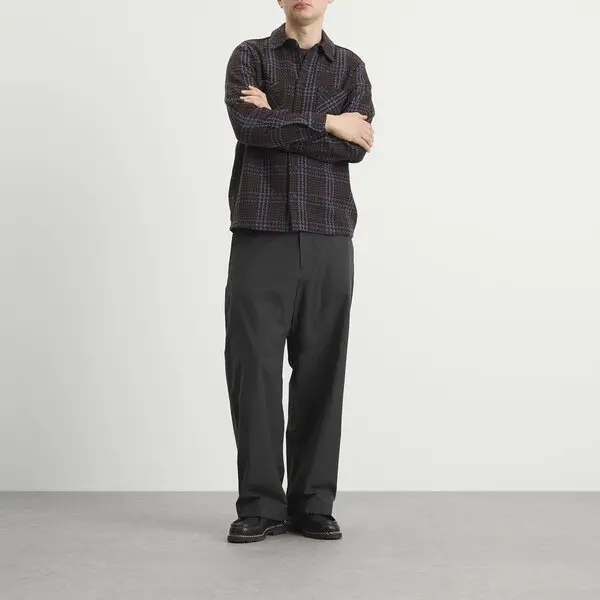 WAX LONDON Whiting Skate Check Overshirt