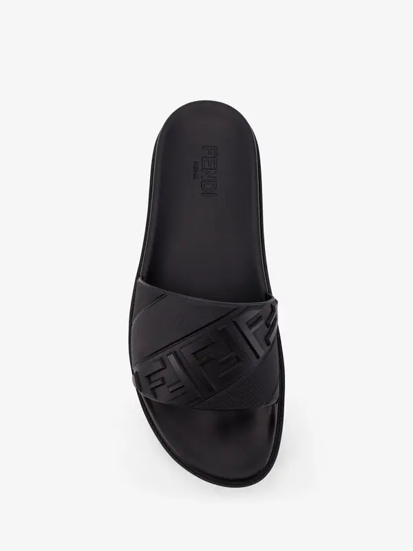 Fendi Ff Rubber Slides