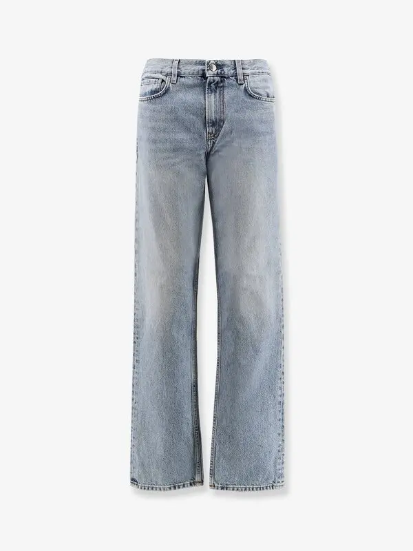 TOTEME Low Straight Organic Cotton Jeans
