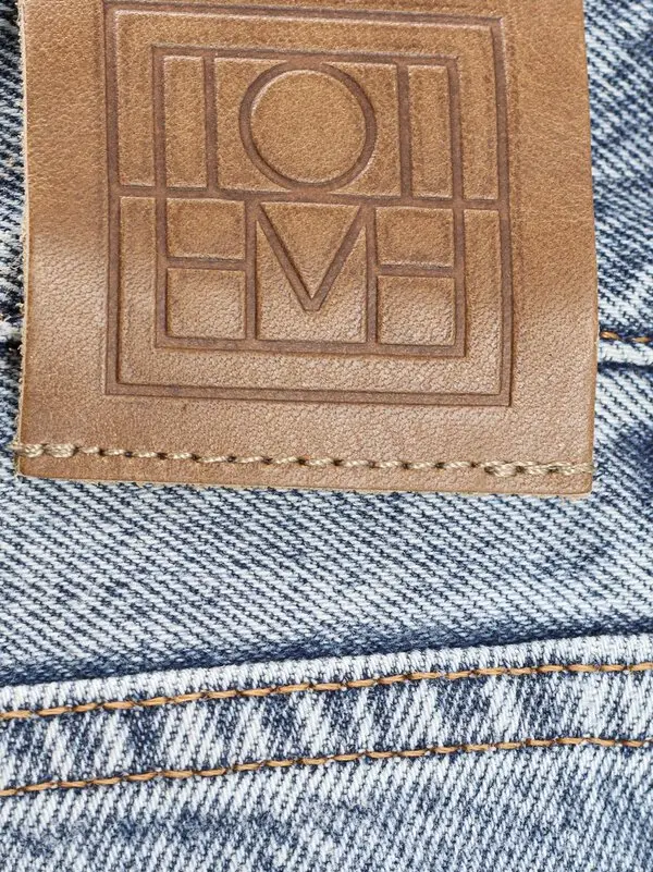 TOTEME Low Straight Organic Cotton Jeans