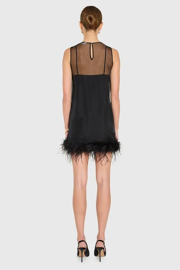 Amanda Uprichard Minnie Silk Organza Mini Dress