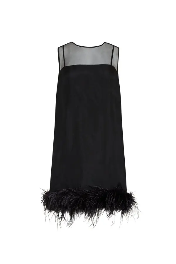 Amanda Uprichard Minnie Silk Organza Mini Dress