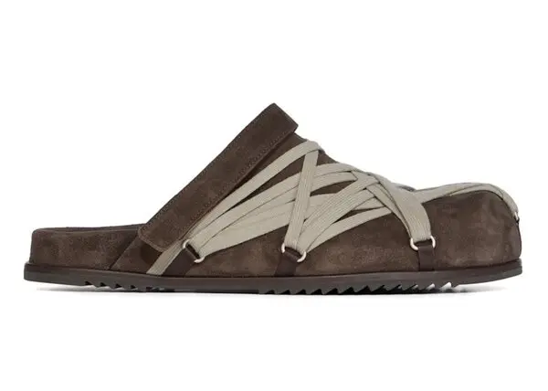 Rick Owens Concordians Megalace Suede Mule